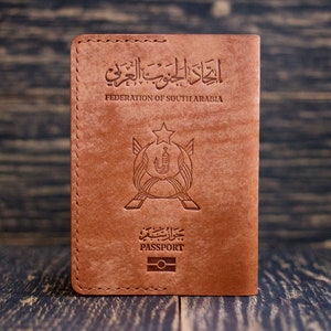 Cover for Your Country's Passport, Leather Passport Cover With Saudi ...
