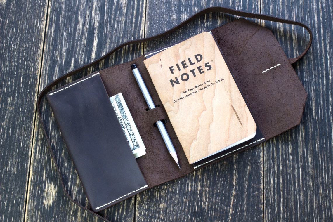 Personalization Field Notes Wallet Leather Field Notes Cover - Etsy