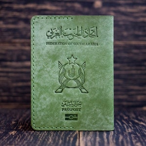 Cover for Your Country's Passport, Leather Passport Cover With Saudi ...