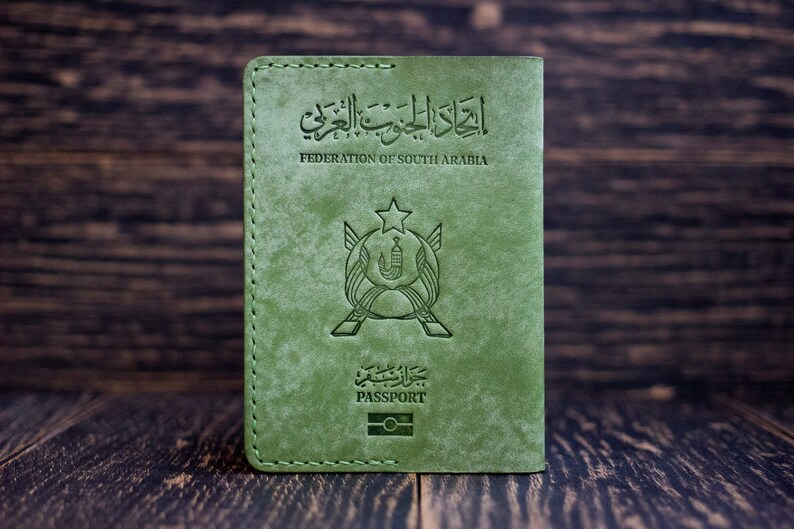 Cover for Your Country's Passport, Leather Passport Cover With Saudi ...