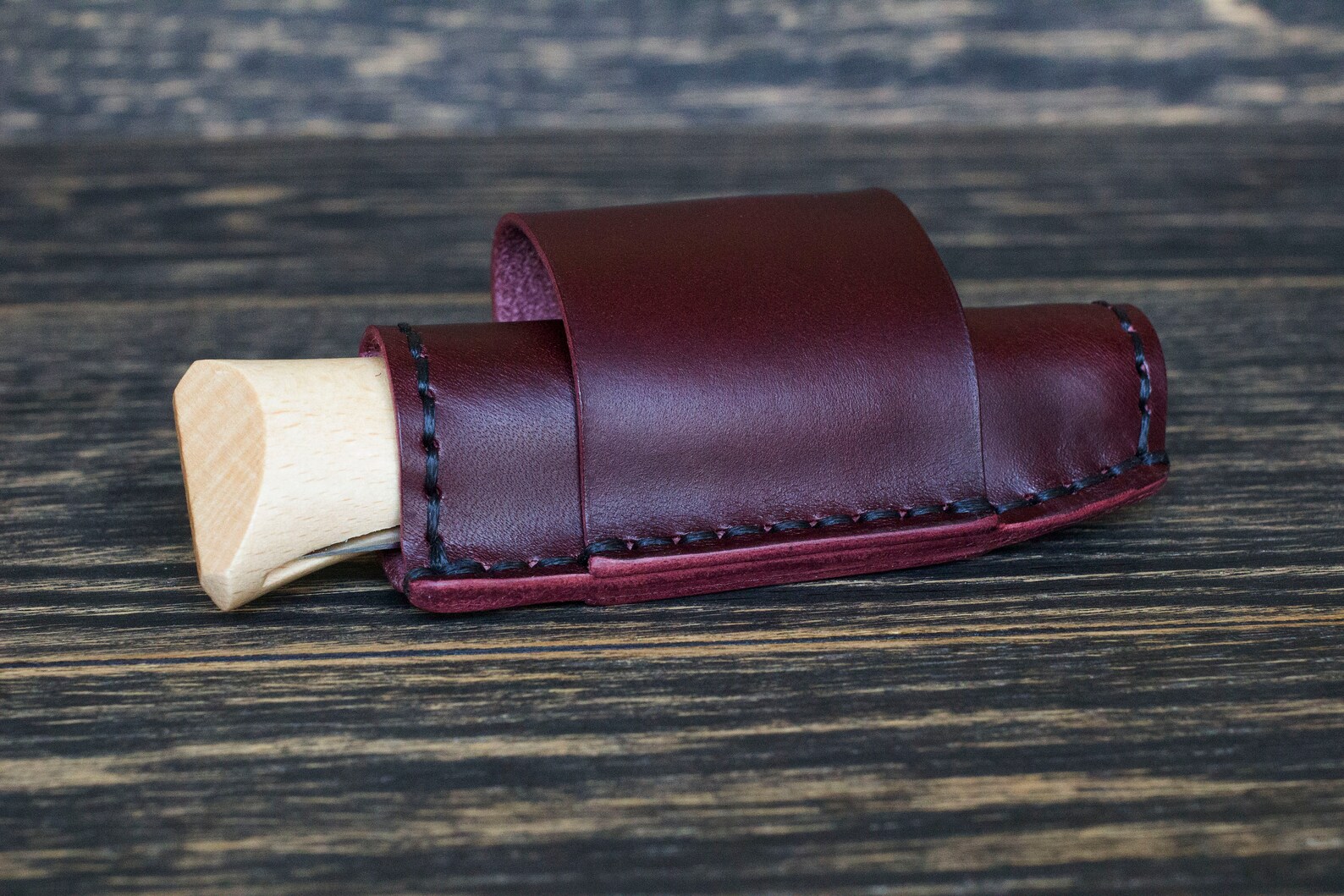 Personalized Leather Sheath for Opinel No.6.7.8, Sheath From Vegetable ...