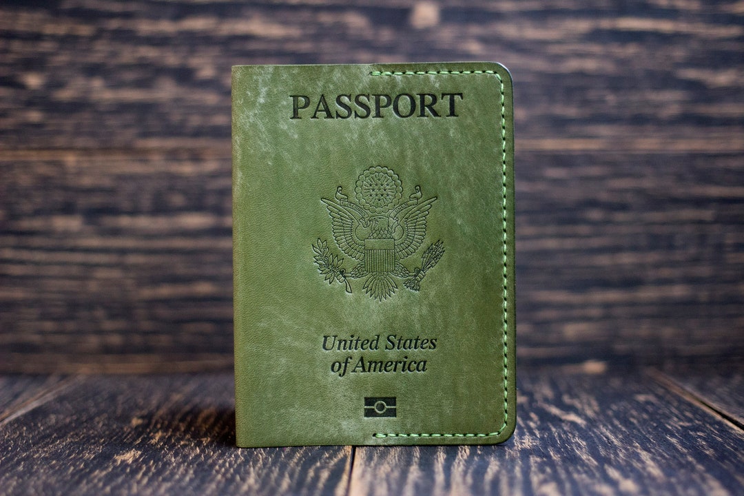 Cover for Your Country's Passport, USA Coat of Arms Leather Passport ...