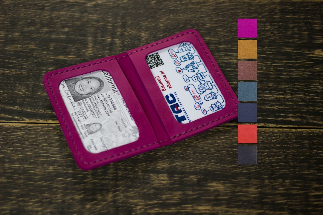 Personalized Gift, Id Card Holder, Drivers License, Business Card Case ...