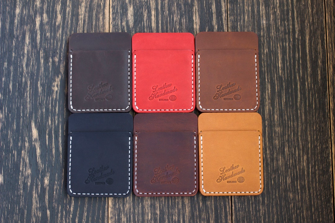 Front Pocket Wallet, Personalization Gift, Minimalist Wallet, Leather ...