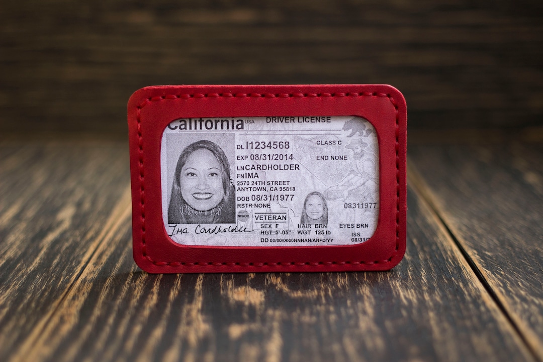 Cover Driver License, Id Card Holder, Leather Card Holder, Front Pocket ...