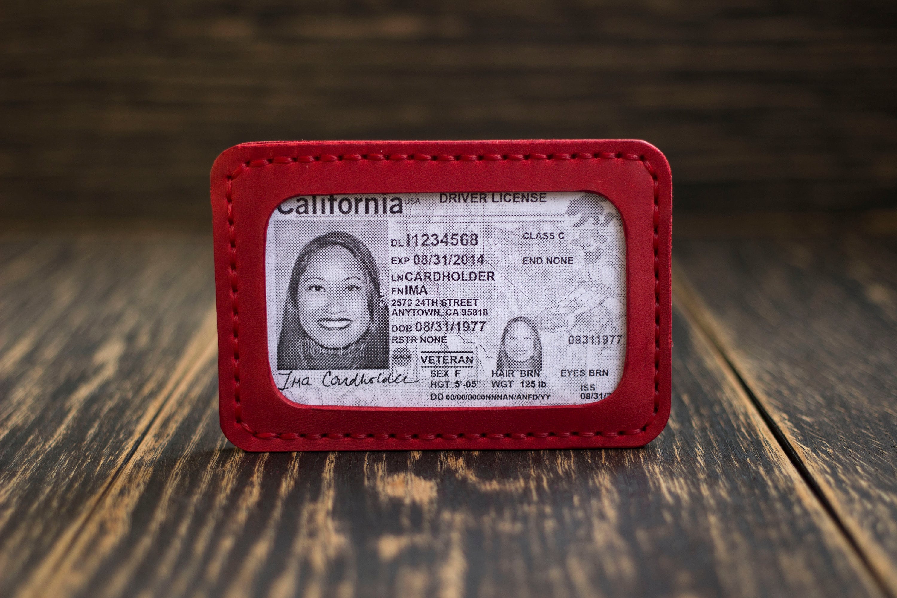 Cover Driver License, Id Card Holder, Leather Card Holder, Front Pocket ...
