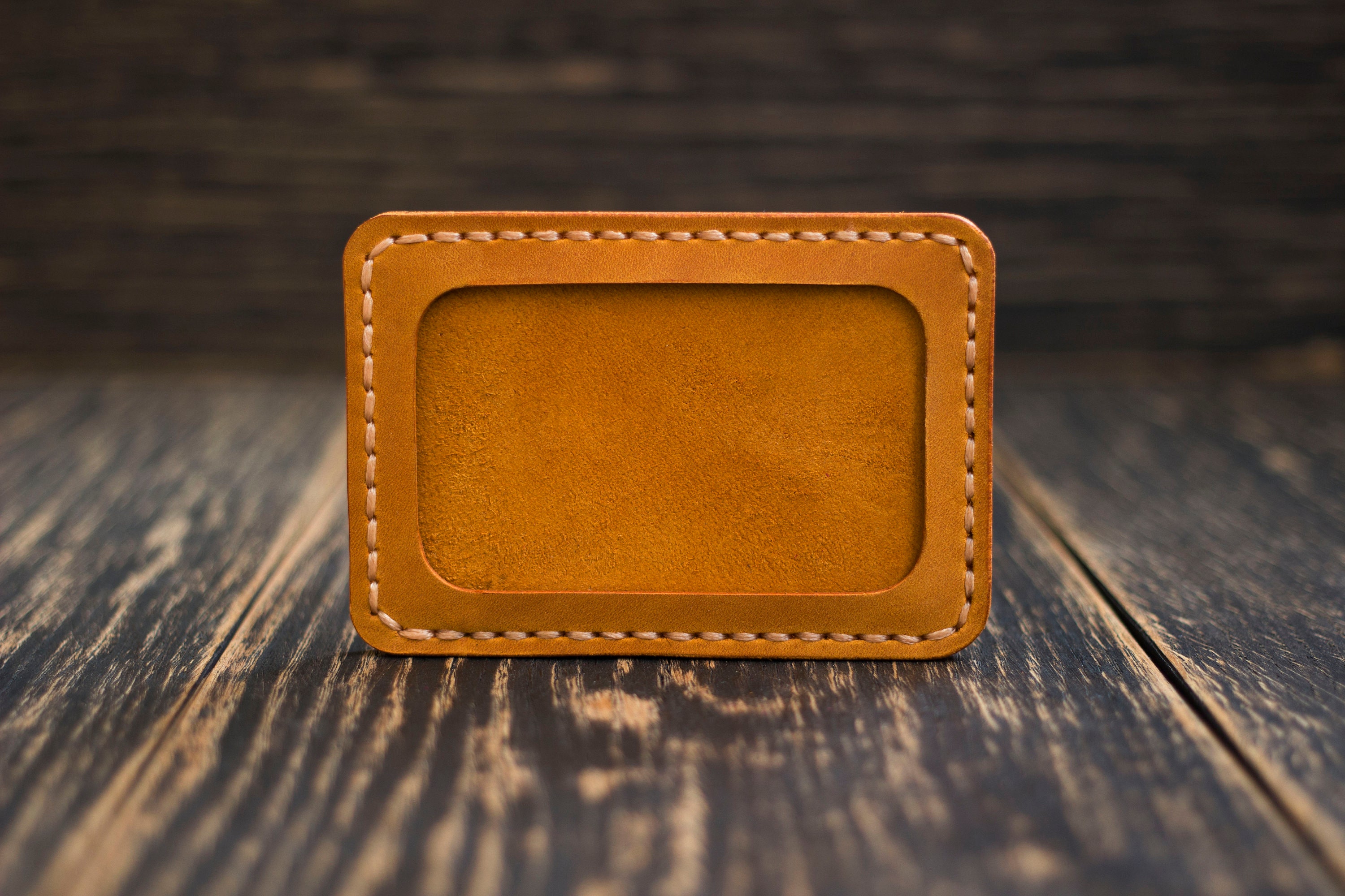 Front Pocket Wallet, Id Card Holder, Leather Card Holder, Personalized ...