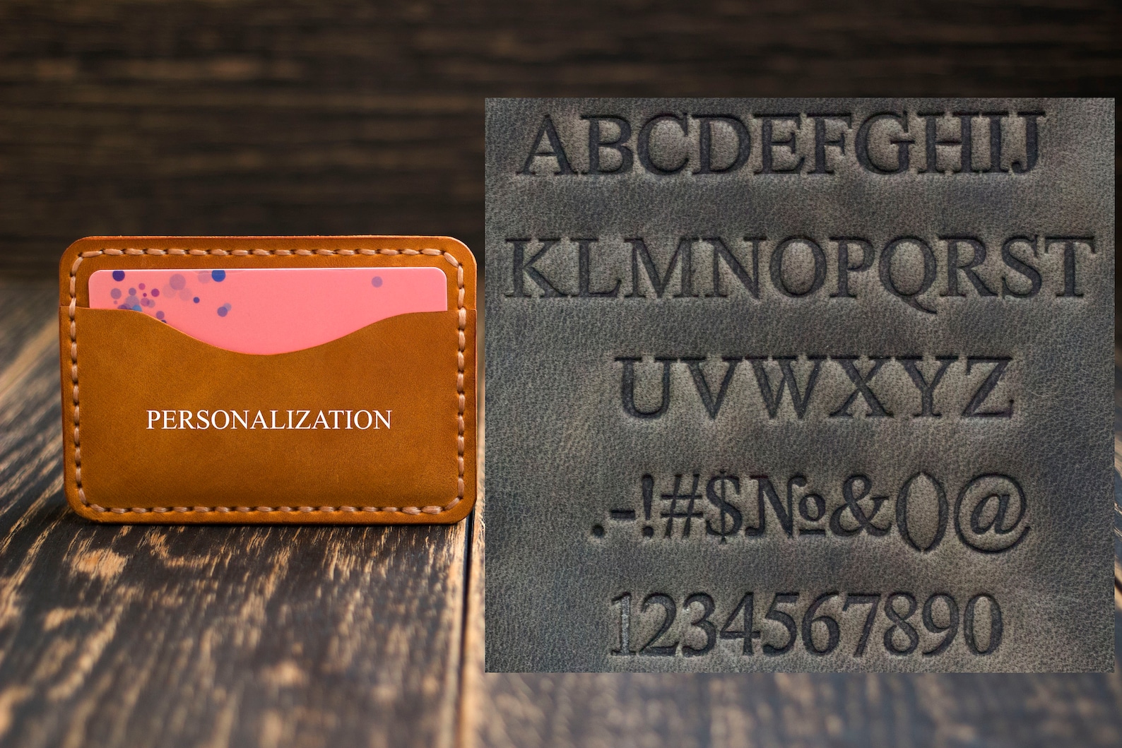 Holder for Driver's License and Id Card, Leather Id Holder, Front ...