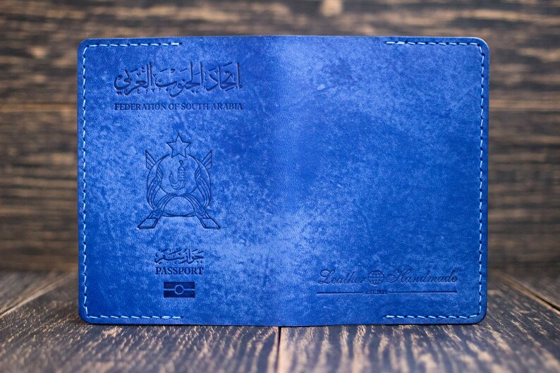 Cover for Your Country's Passport, Leather Passport Cover With Saudi ...