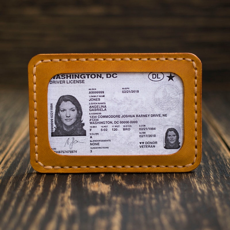 Wallet for Driver's License and Id Card - Etsy