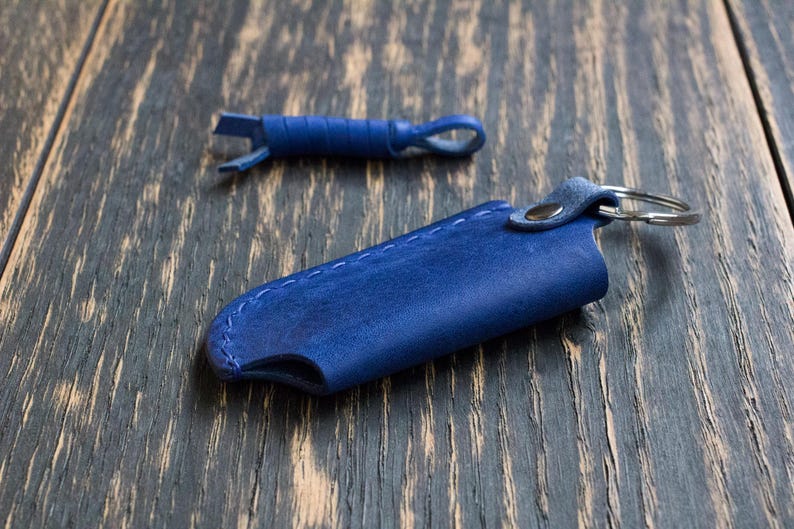 Handmade Leather Keychain Sheath for Leatherman Micra, Personalized EDC ...