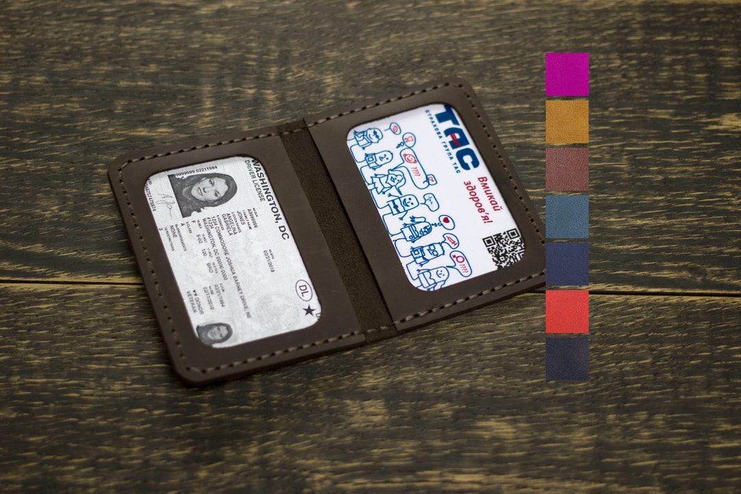 Gift for the Driver Personalized Leather Cover for the Driver's License ...