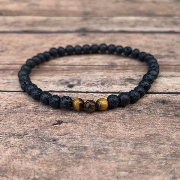 Lava Beads Bracelet - Etsy