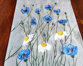 Hand Painted Runner | Etsy