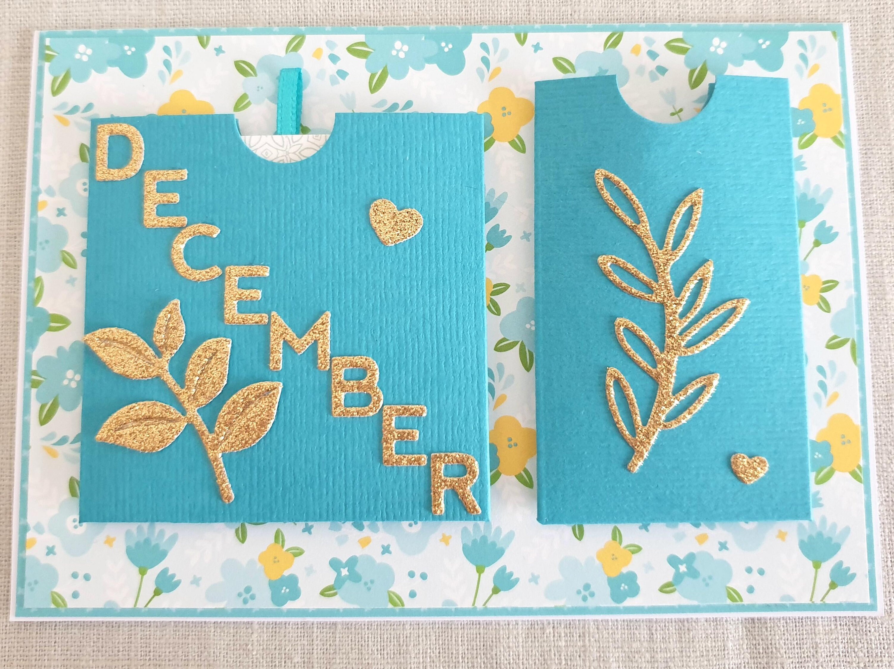 Monatsblume - Geburtsblume Halskette Edelstahl mit Glückwunschkarte und ...