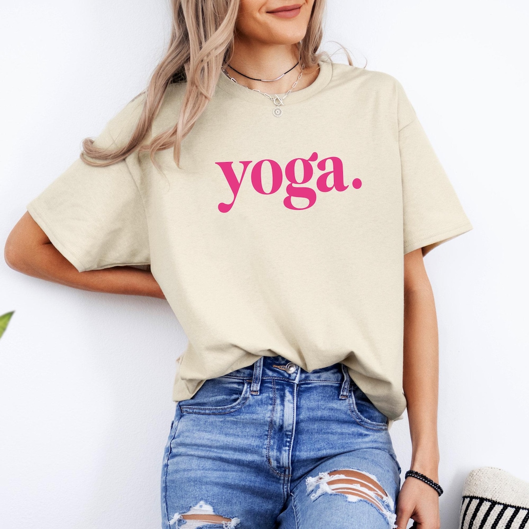 Custom Yoga T-shirt for Women - Comfortable & Stylish Yoga Shirt Design ...