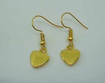 Gold plated earrings | Etsy