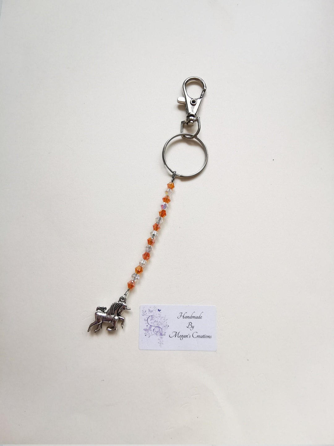 Silver Coloured Unicorn Themed Keyring Silver Coloured - Etsy