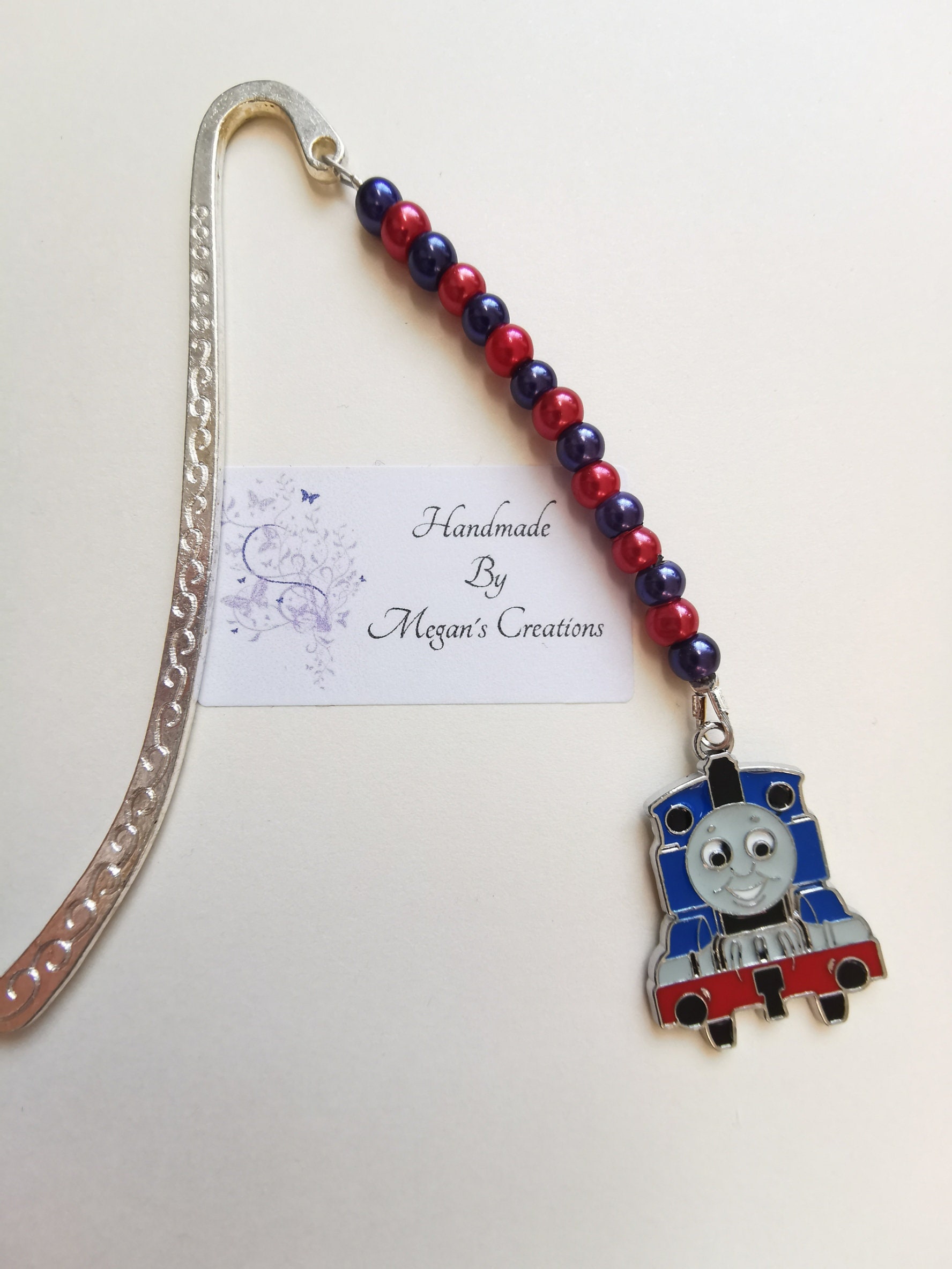 Character Train Themed Beaded Bookmark Personalised Character - Etsy