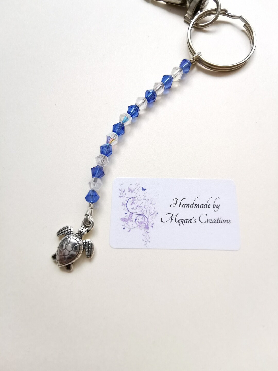 Silver Coloured Turtle Themed Keyring Silver Coloured Turtle - Etsy