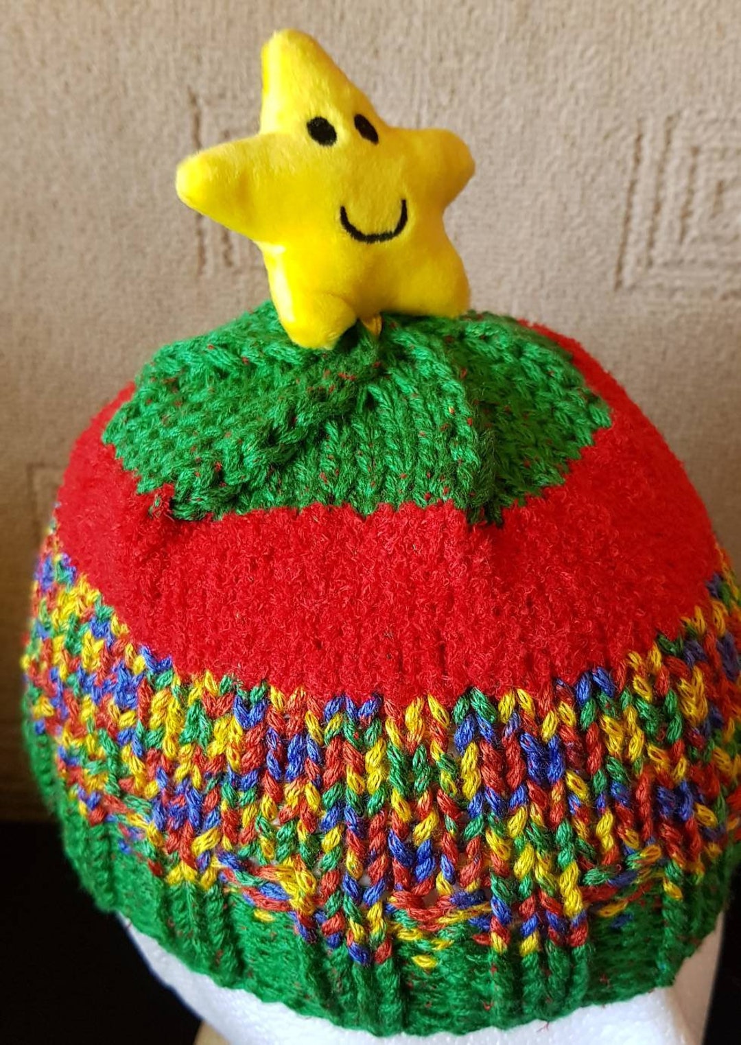 Kids Winter Hat. DMC Top This Star Hat. Toddler Hat. Star Hat. Made ...