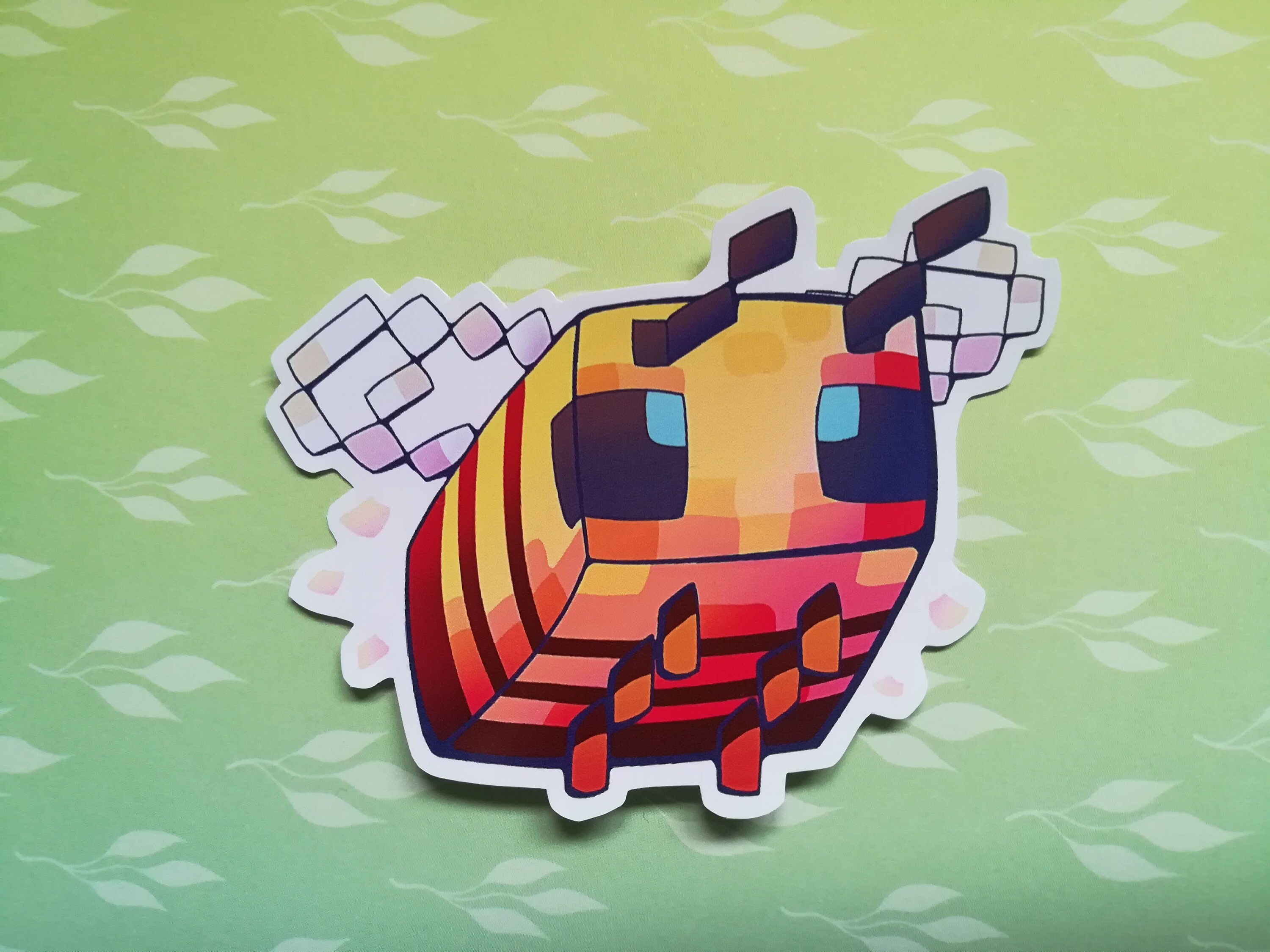 Minecraft Vinyl Stickers 2: Steve Bee Spider Zombie and | Etsy