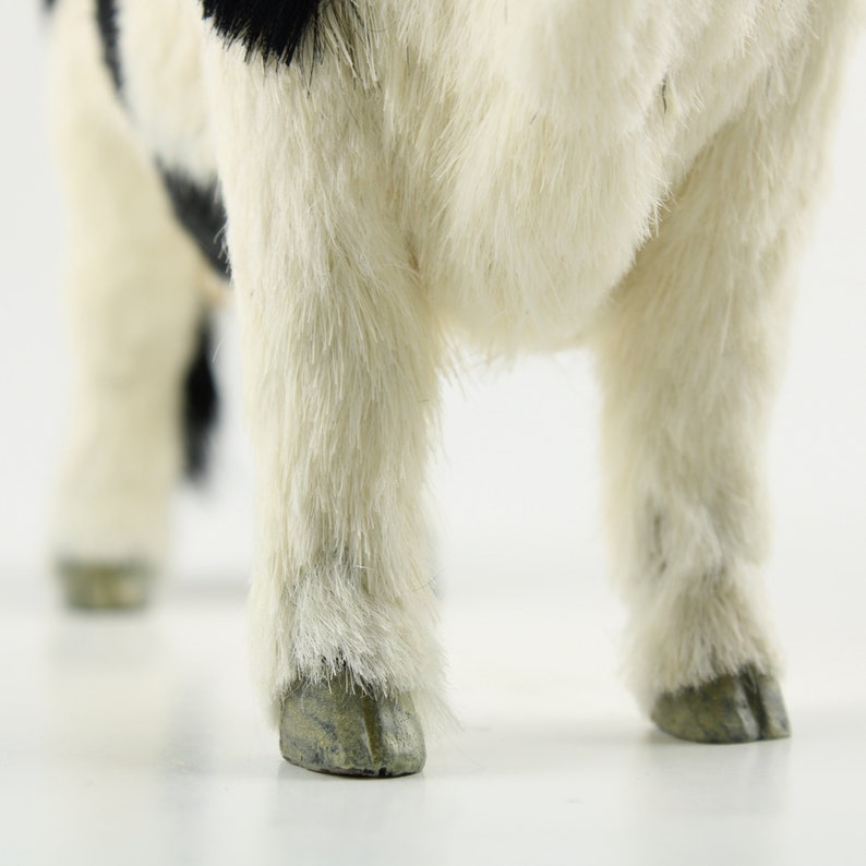 Holstein BULL FUR FIGURINE Realistic Handmade Figurine - Etsy