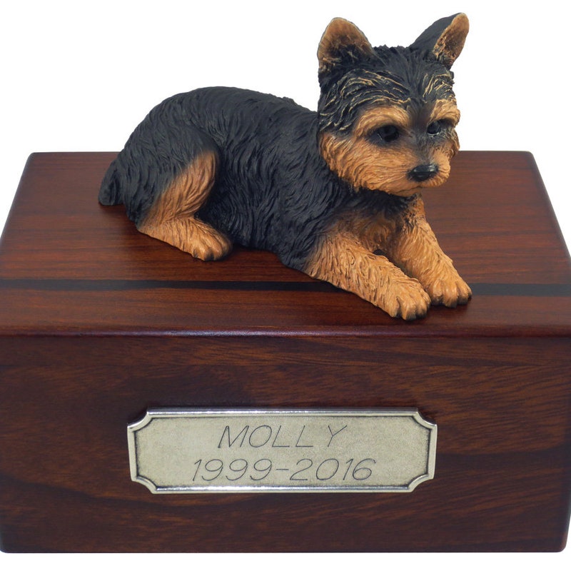 Yorkie Urn - Etsy
