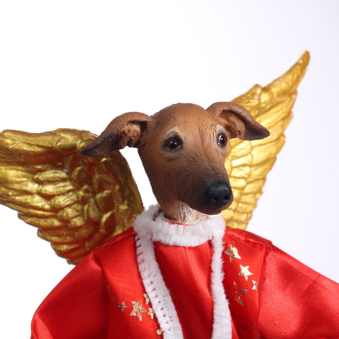 Italian Greyhound CHRISTMAS Tree Toppers and Shelf Decor - Etsy