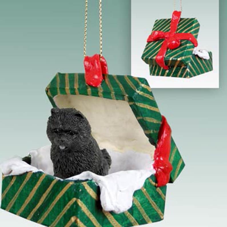 Chow Chow, Black Collectable Hanging Christmas Ornaments - Etsy