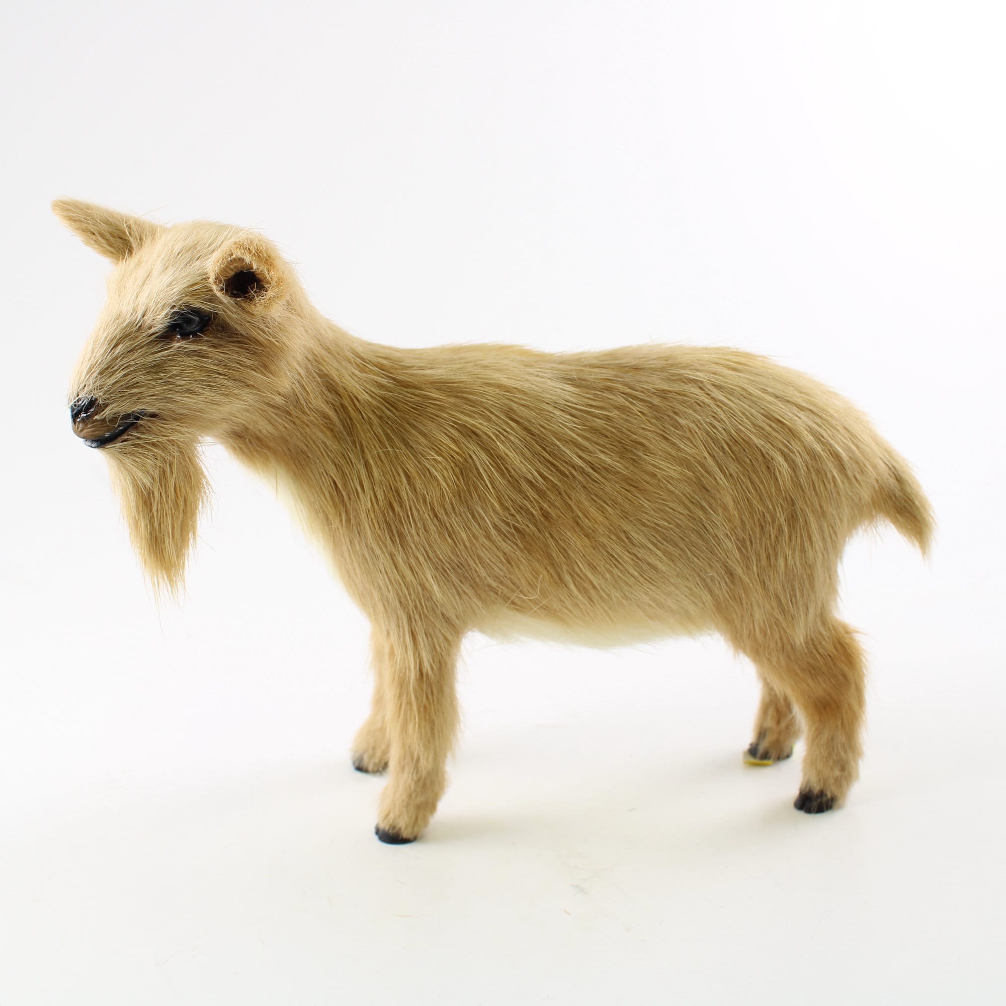 Brown GOAT FUR FIGURINE Realistic Handmade Figurine | Etsy