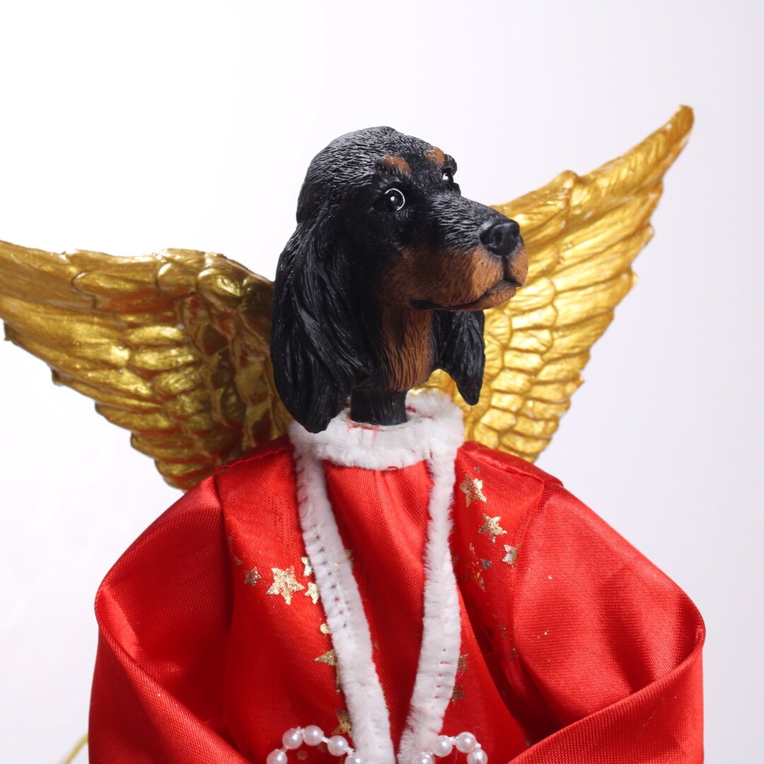 Gordon Setter CHRISTMAS Tree Toppers and Shelf Decor - Etsy