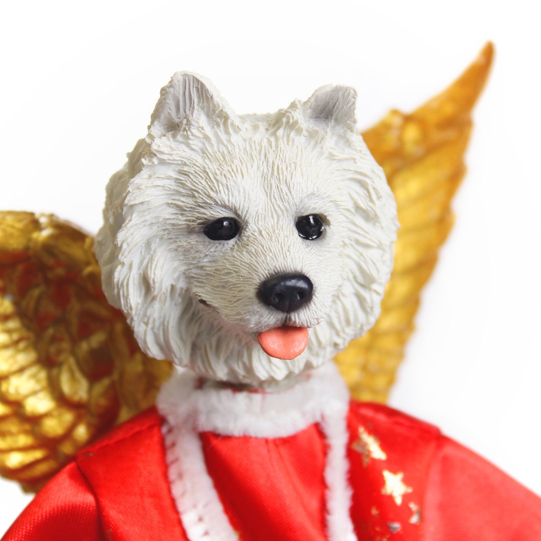 American Eskimo Christmas Tree Toppers and Shelf Decor - Etsy