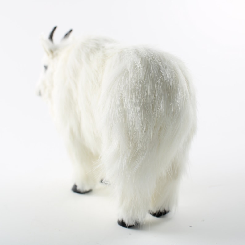 Mountain GOAT FUR FIGURINE Realistic Handmade Figurine | Etsy