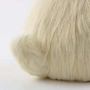 White RABBIT FUR FIGURINE Realistic Handmade Figurine - Etsy