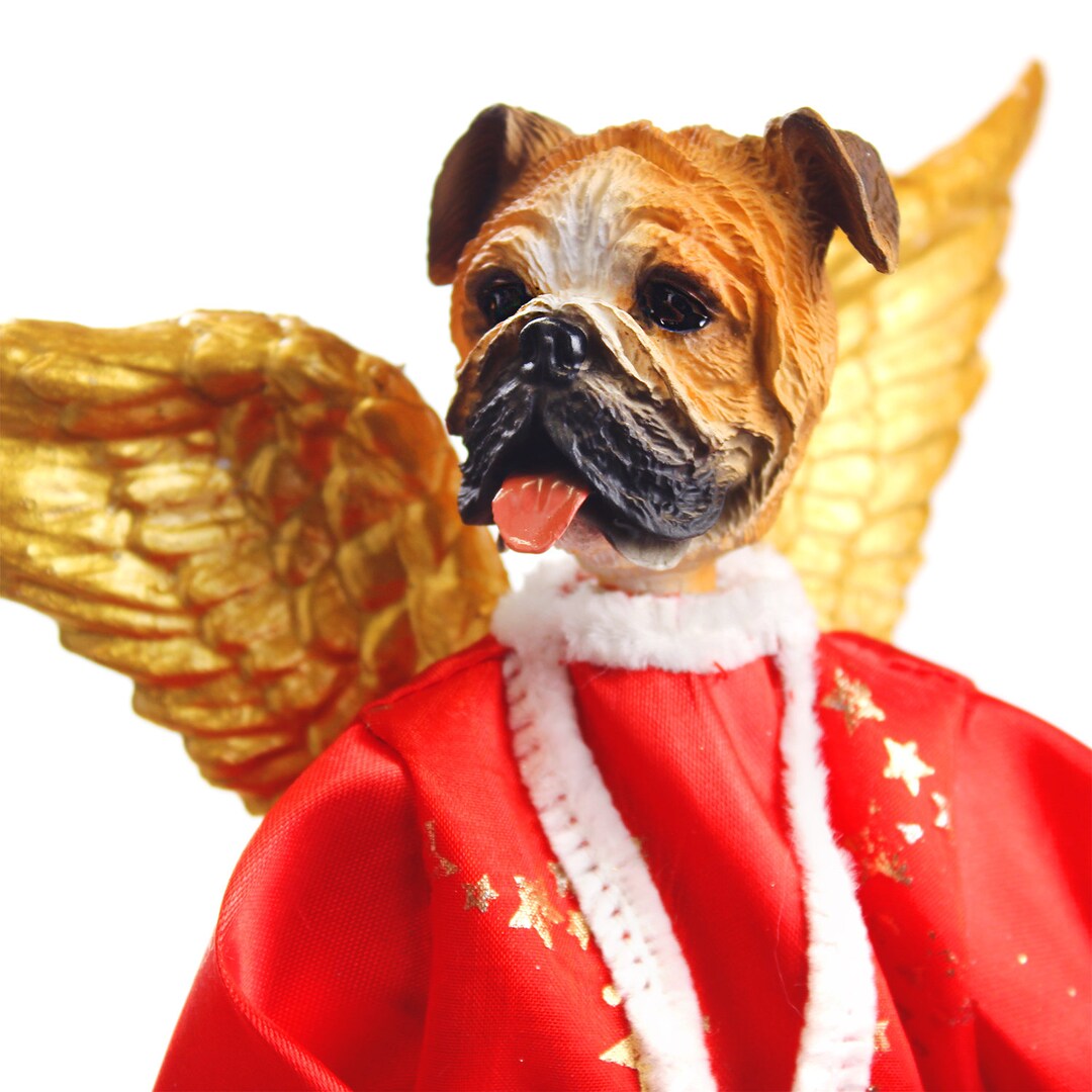 Bulldog CHRISTMAS Tree Toppers and Shelf Decor - Etsy