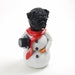 Jolly Holidog Black Pug Snowman Figurine Adorable Holiday - Etsy