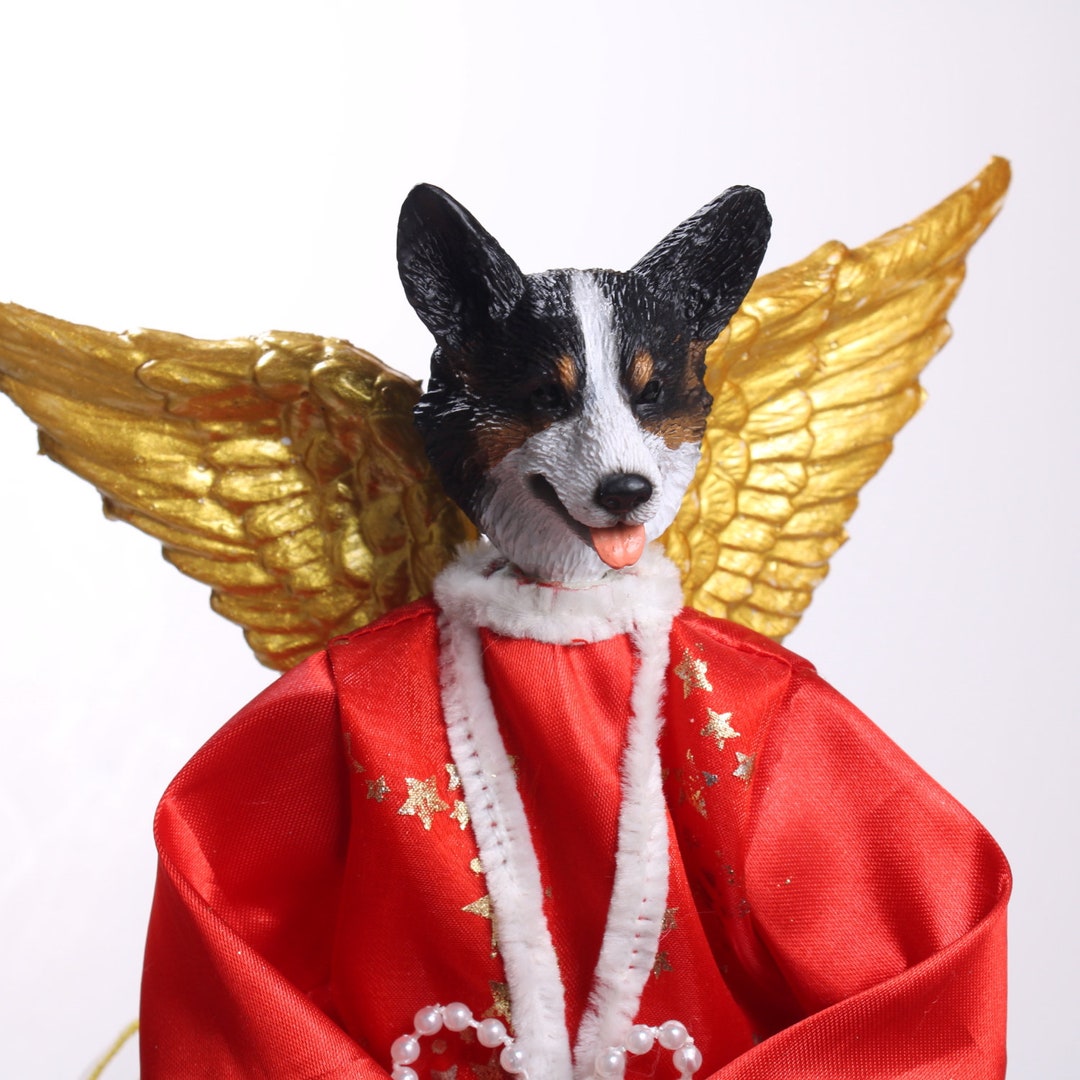Welsh Corgi, Cardigan CHRISTMAS Tree Toppers and Shelf Decor - Etsy
