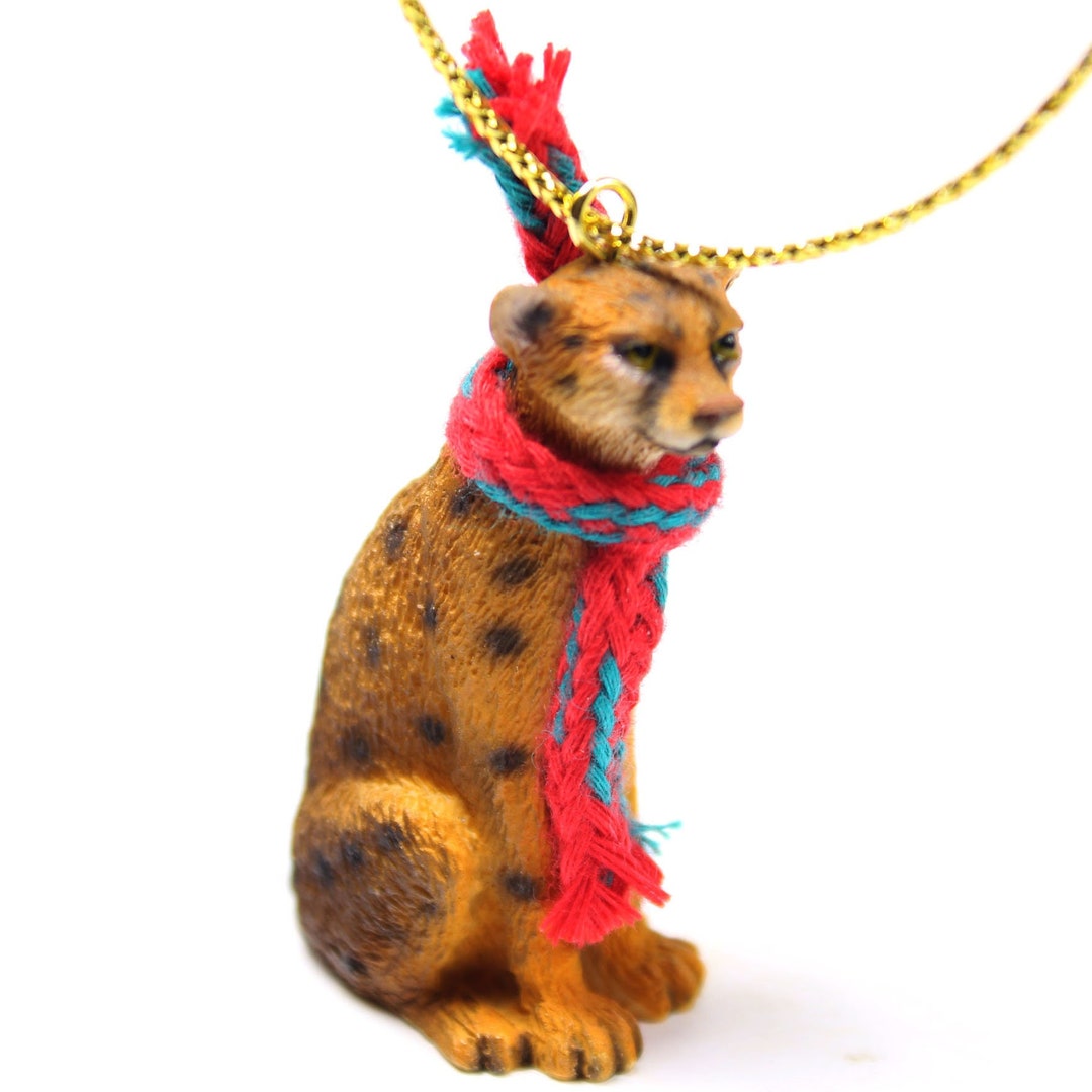 Cheetah Collectable Hanging Christmas Ornaments - Etsy