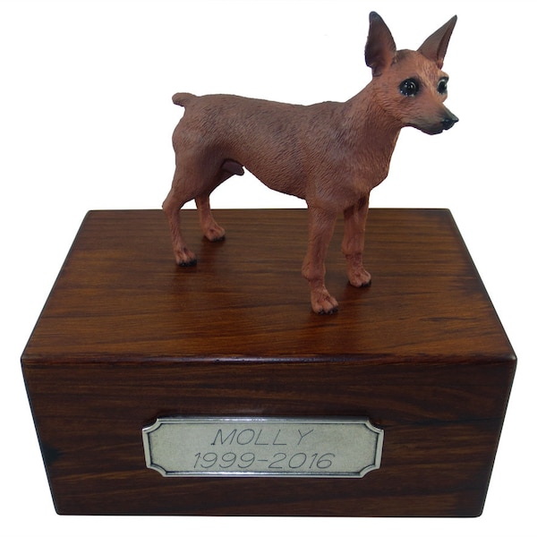 Wooden Miniature Pinscher Statue - Etsy