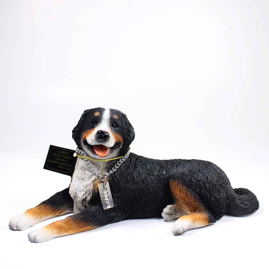 Bernese Mountain Dog Mydog Figurine - Etsy