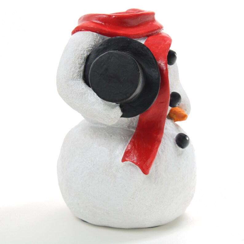 Jolly Holidog Black Pug Snowman Figurine Adorable Holiday - Etsy