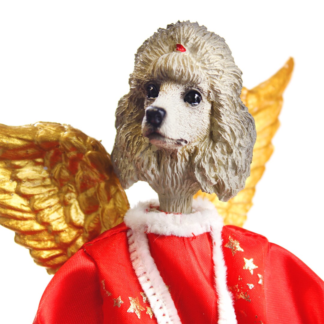 Poodle, Grey CHRISTMAS Tree Toppers and Shelf Decor - Etsy