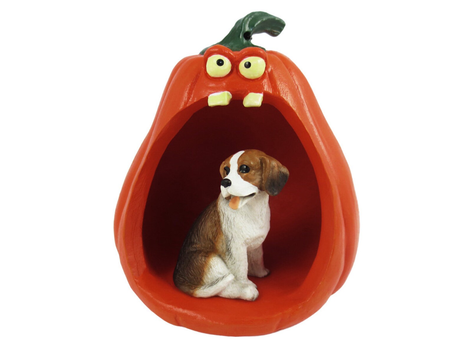 Halloween Decoration Collection With Spooky Pumpkin and Beagle Figurine ...