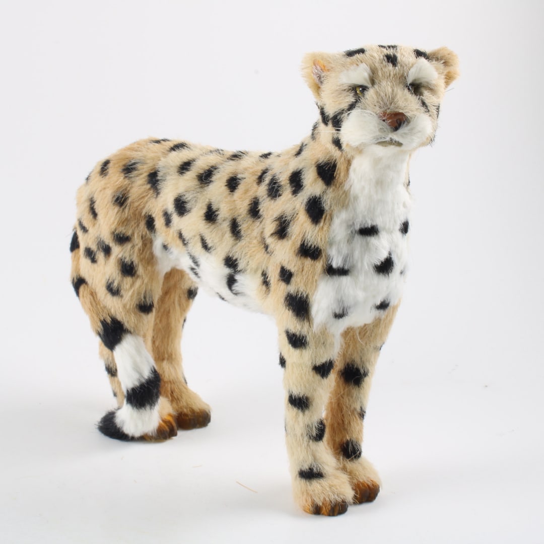 Cheetah Realistic Fur Figurine - Etsy