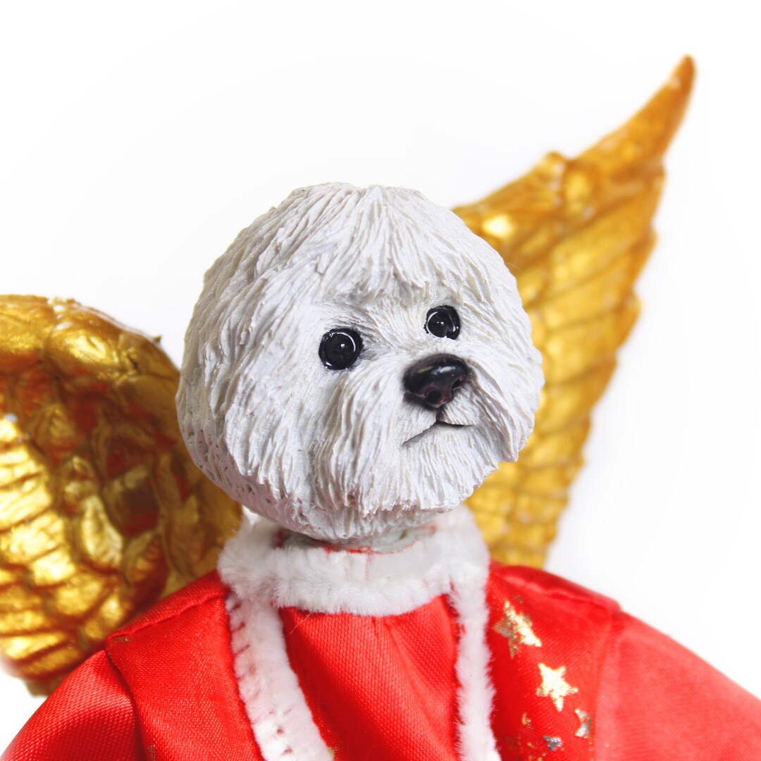 Bichon Frise CHRISTMAS Tree Toppers and Shelf Decor - Etsy
