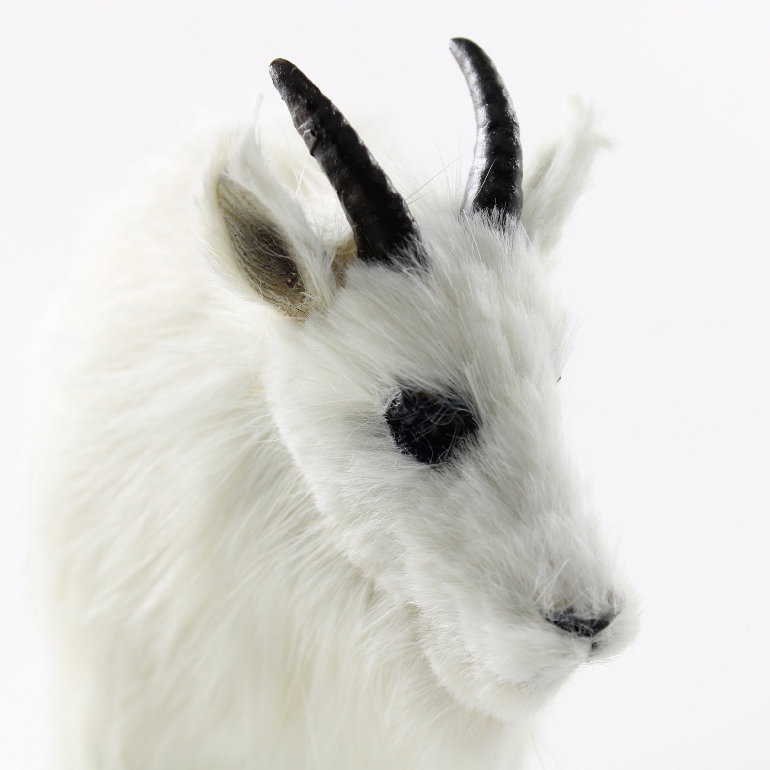 Mountain GOAT FUR FIGURINE Realistic Handmade Figurine - Etsy