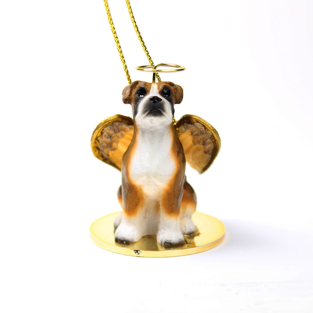 Boxer, Brindle Uncropped Collectable Hanging Christmas Ornaments - Etsy