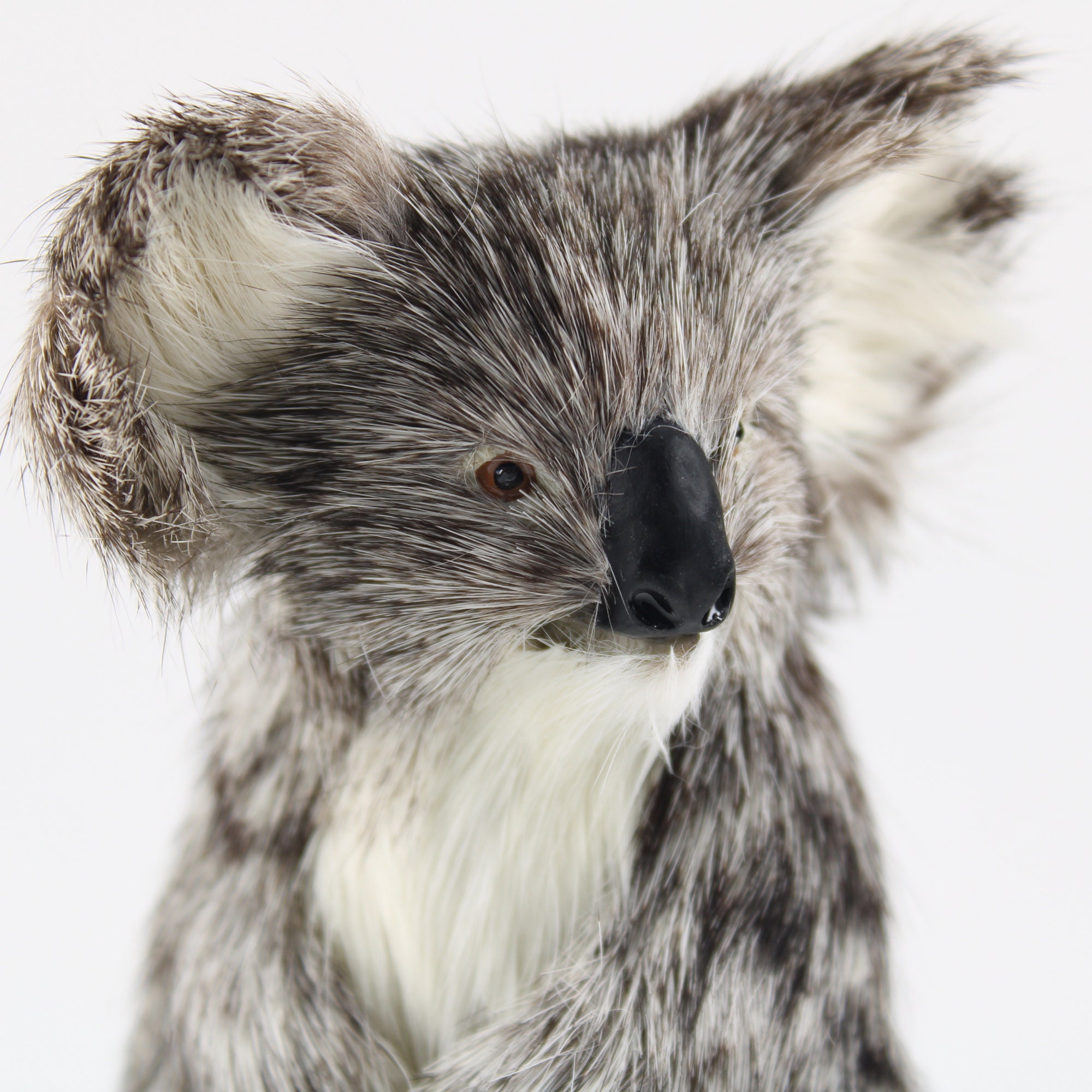 KOALA FUR FIGURINE Realistic Handmade Figurine - Etsy