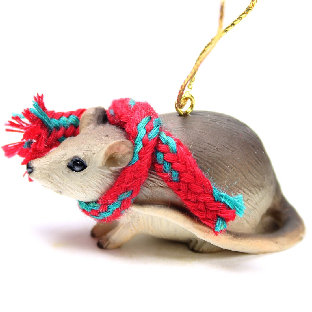 Mouse Collectable Hanging Christmas Ornaments - Etsy